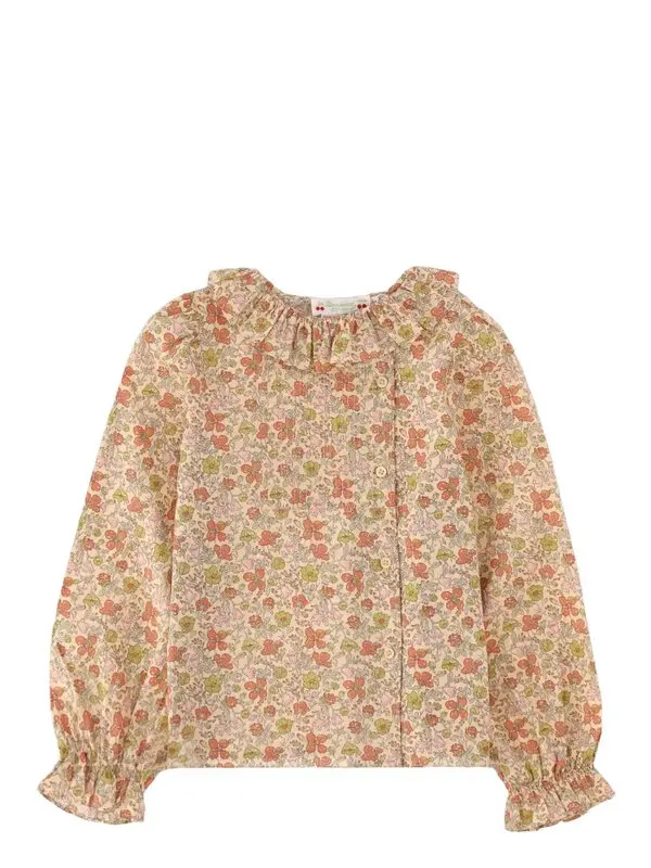 Bonpoint Camicetta 'melusina' In Tessuto Liberty - Multicolour