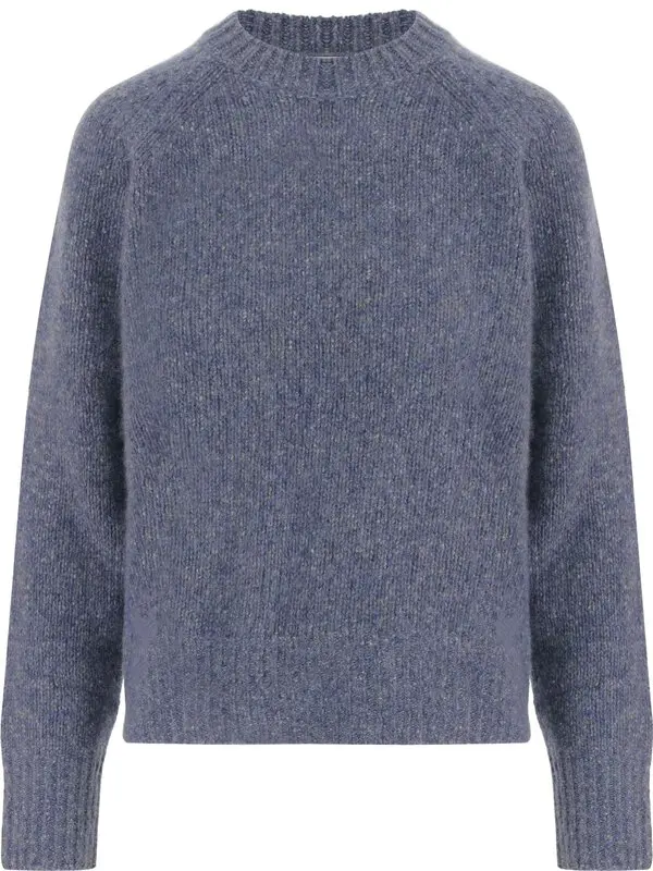 ALLUDE Cashmere Sweater - Navy