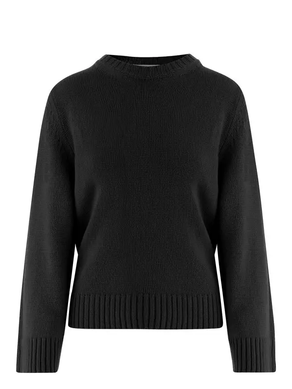 OLIVER LATTUGHI Cashmere Sweater - Black