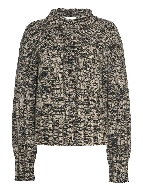 Malo Wool And Cashmere Sweater With A High Neck - Multi