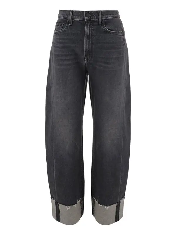 MOTHER Stretch Cotton Denim Jeans - Black