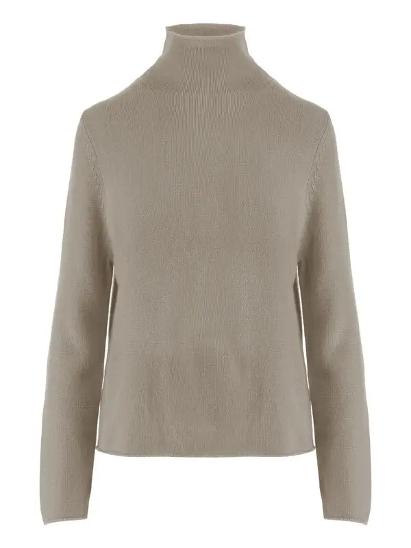 ALLUDE Cashmere Sweater - Beige