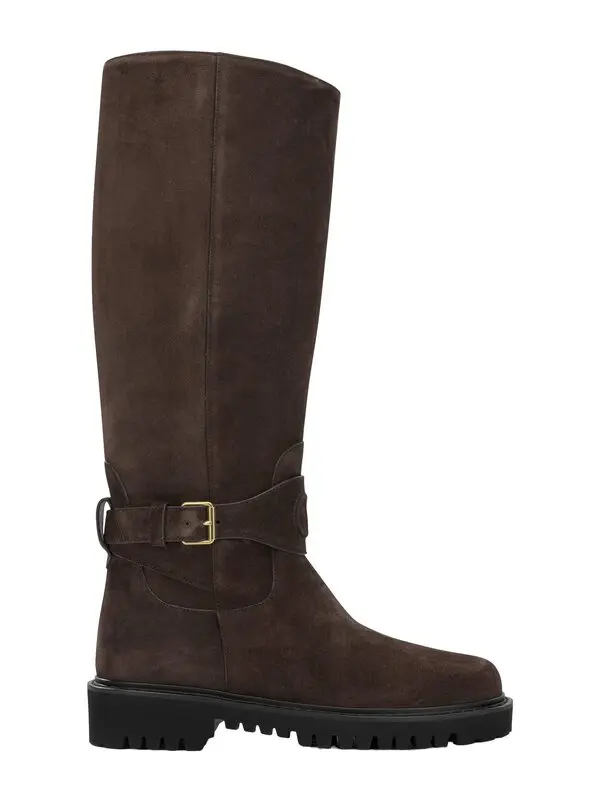 Valentino Garavani V Logo' Knee High Boots - Black