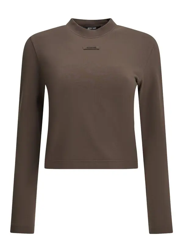 Jacquemus Gros Grain' Crew Neck T Shirt - Brown