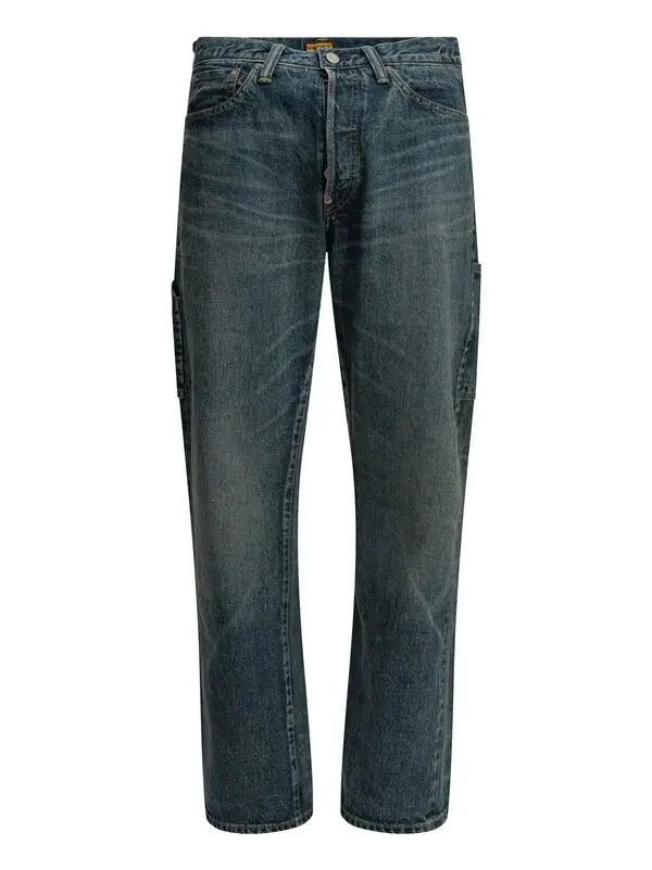 HUMAN MADE Future' Straight Leg Jeans - Blue