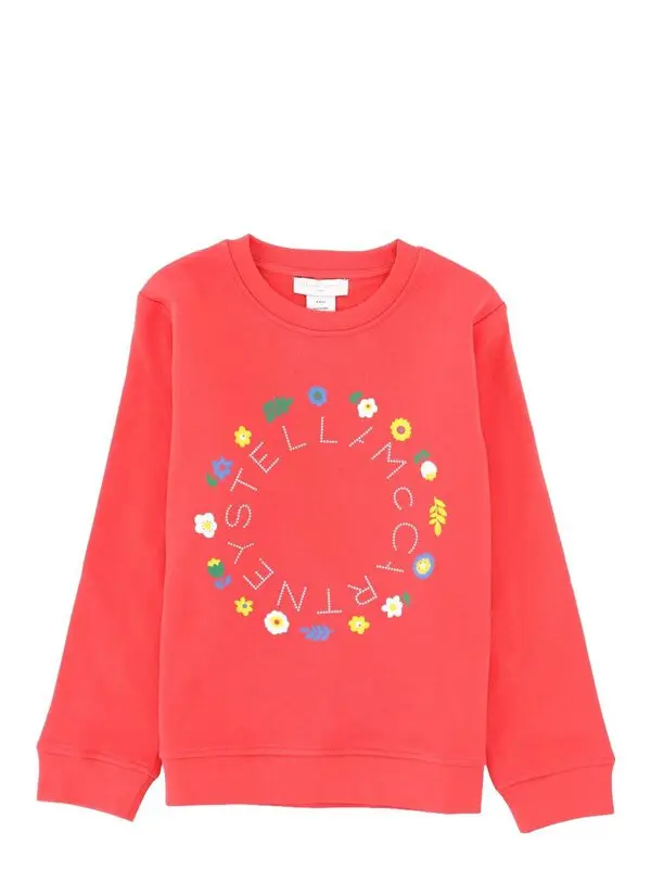 Stella McCartney Felpa Girocollo Con Stampa Motivo Floreale - Multicolour