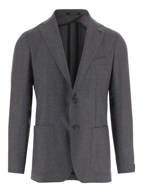 Tagliatore Wool Jacket - Grey