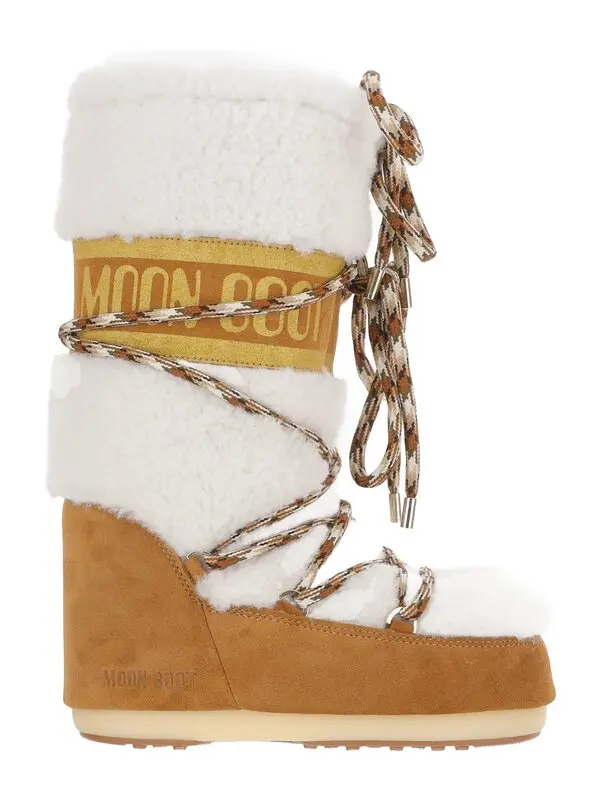 Moon Boot Icon Shearling Boots - Multi