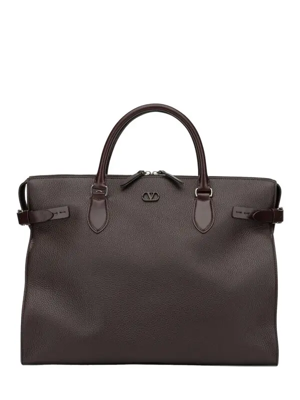 Valentino Garavani Antibes' Large Shoulder Bag - Brown