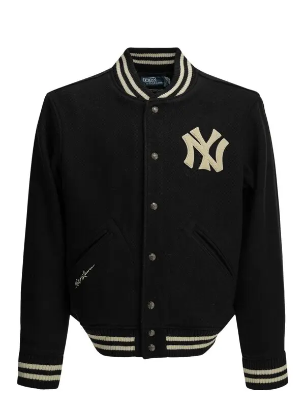 Polo Ralph Lauren Yankees' Bomber Jacket - Black