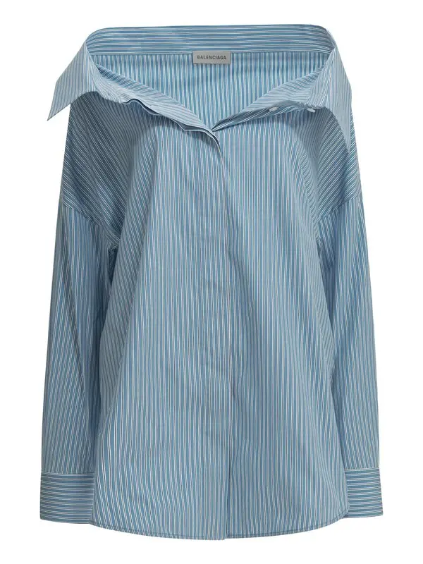 Balenciaga Stola' Casual Shirt - Light Blue