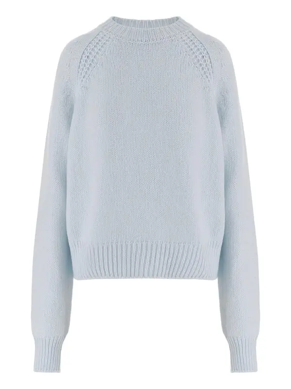 SA SU PHI Cashmere Sweater - Light Blue