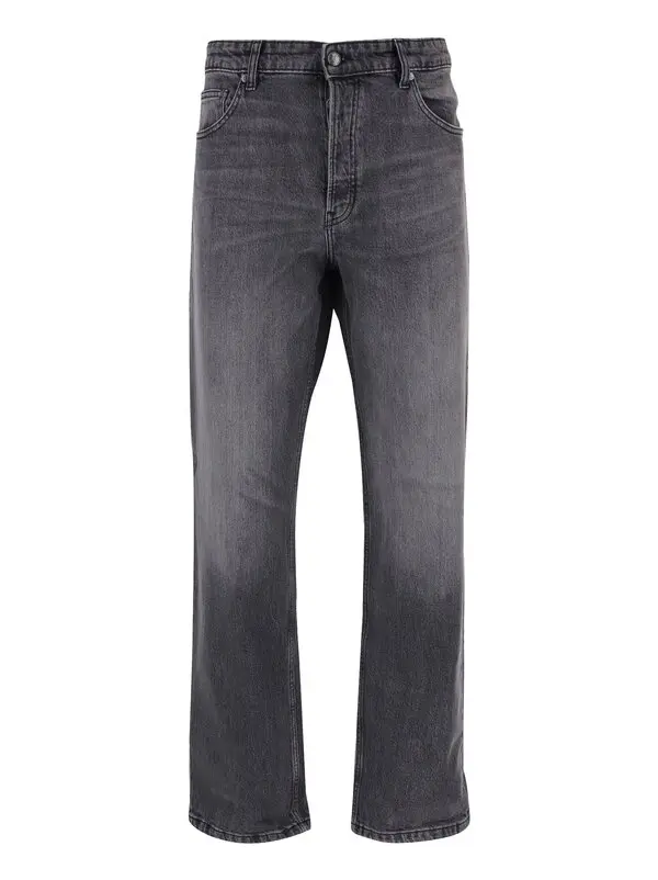 Just Cavalli Stretch Cotton Jeans - Black