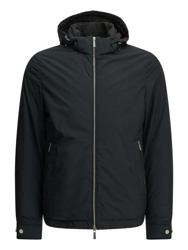 MOORER Albini Stp' Short Down Jacket - Blue