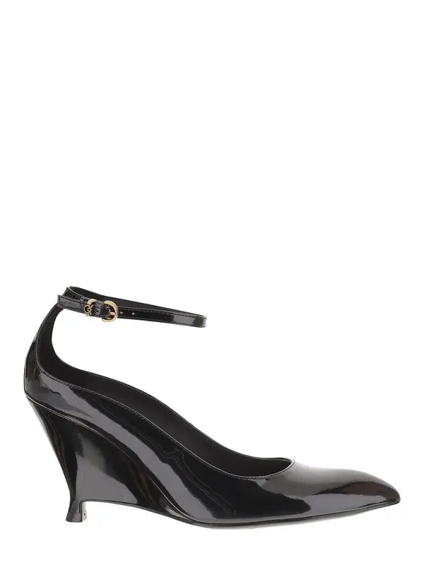 Pinko Gwen Leather Heeled Shoes - Black