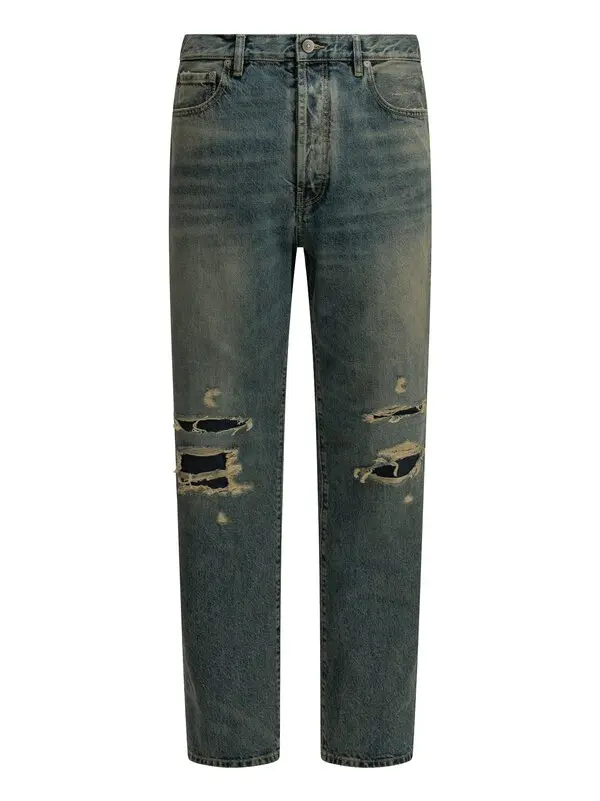 MAISON MARGIELA Distressed' Straight Leg Jeans - Blue
