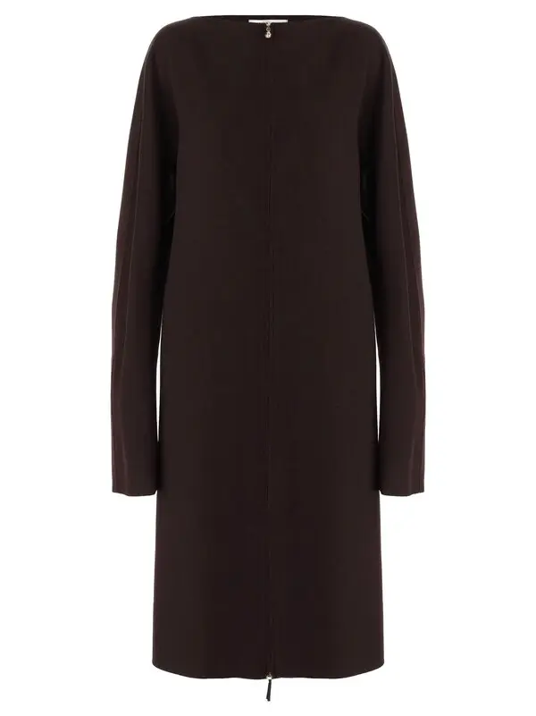 Carven Wool Dress - Brown