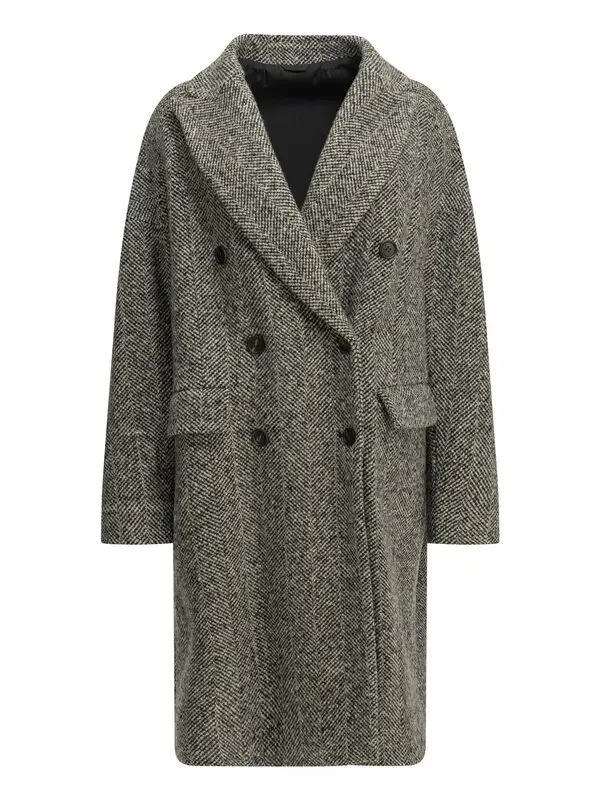 Brunello Cucinelli Dazzling' Long Coat - Grey