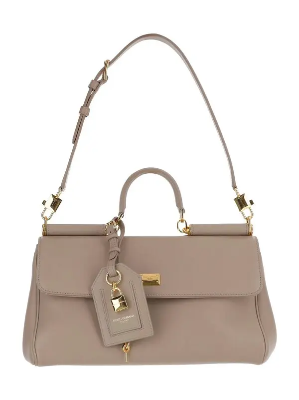 Dolce & Gabbana My Sicily Medium Handbag - Beige