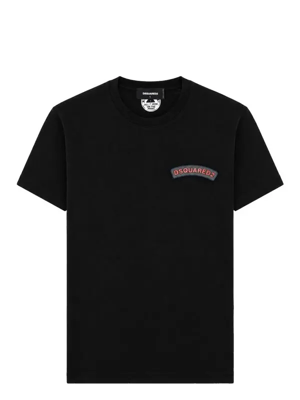 Dsquared2 T Shirt Con Logo - Black