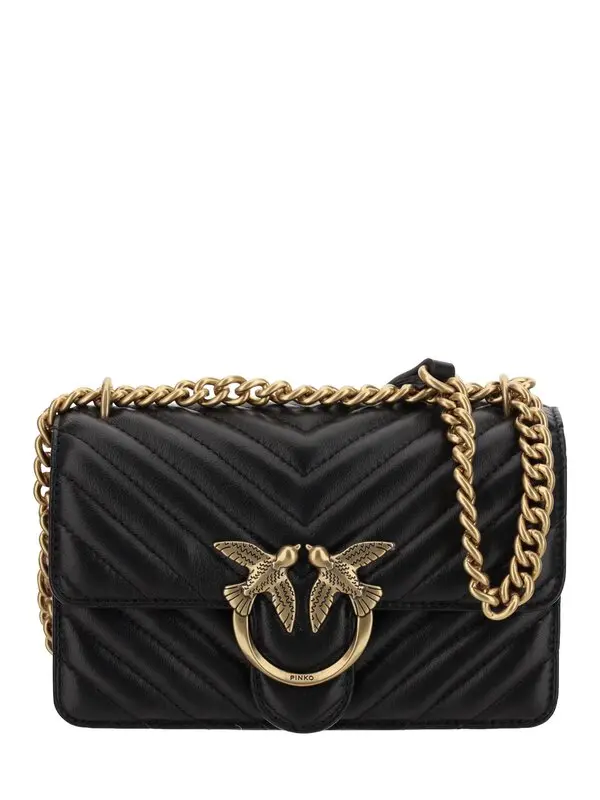 Pinko Mini Love One Bag - Black