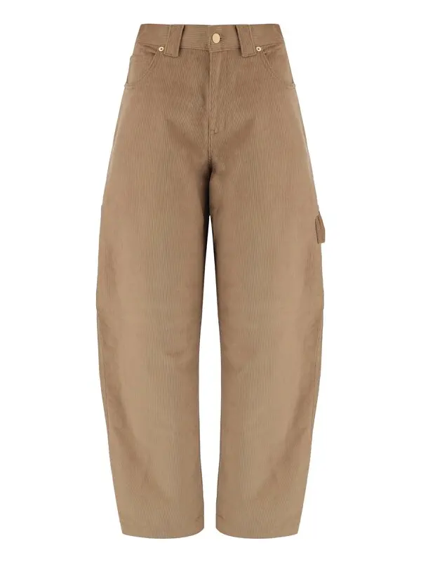DARKPARK Audrey Cargo Pants In Stretch Cotton Corduroy - Beige