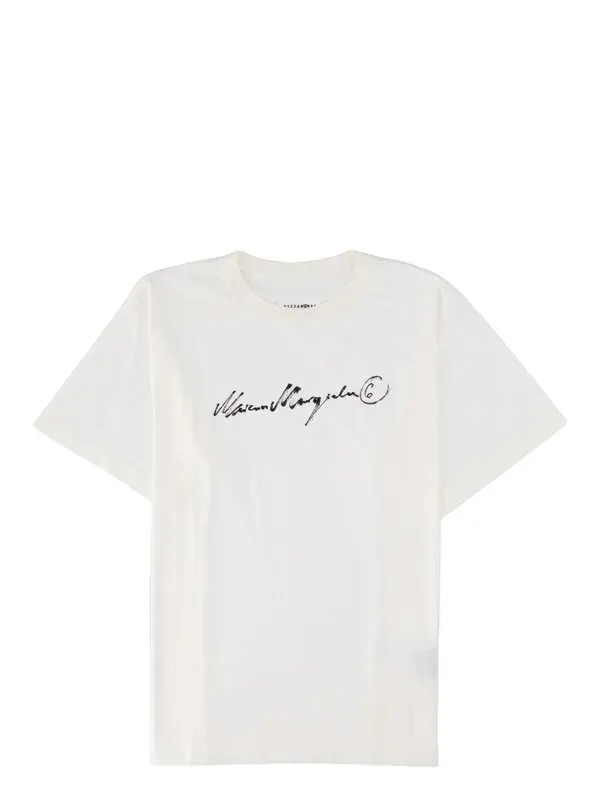 MAISON MARGIELA T Shirt Con Logo - White