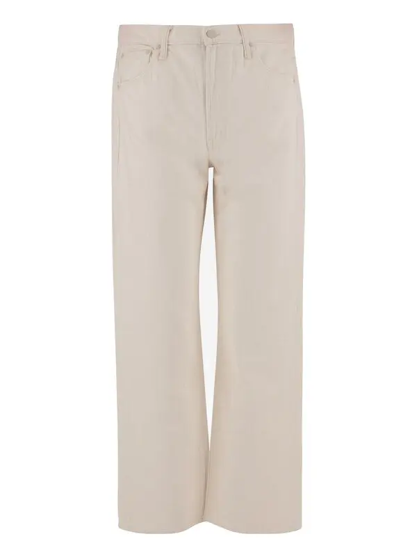 MOTHER Cotton Denim Jeans - White