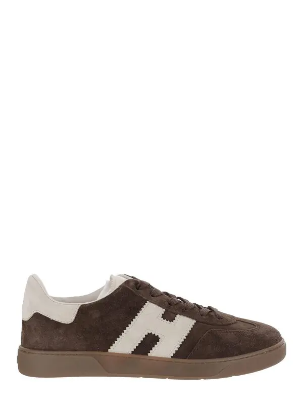 Hogan Cool Suede Sneakers - Brown