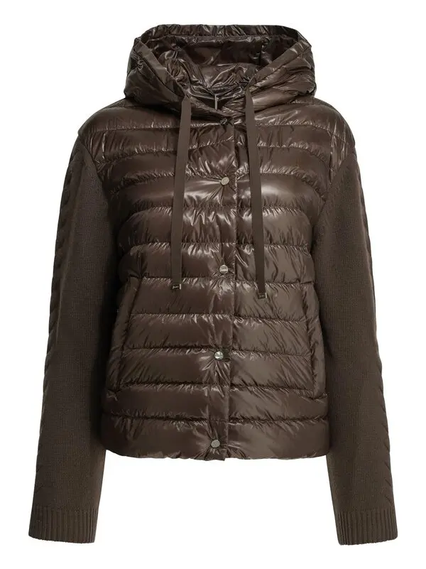 Herno Resort' Short Down Jacket - Brown