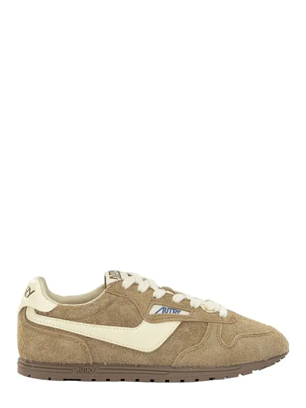 AUTRY Windspin' Low Top Sneakers - Brown