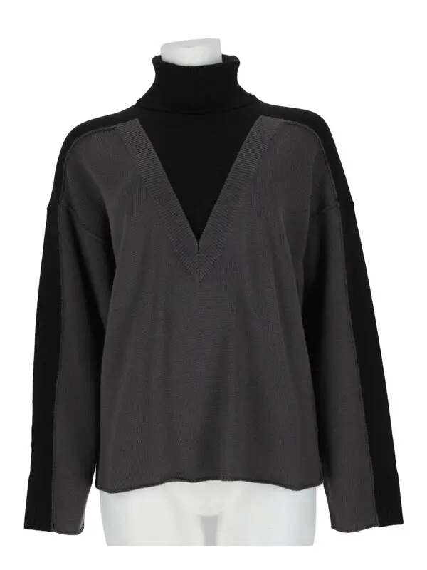 MAISON MARGIELA Maglia Pullover In Lana - Black