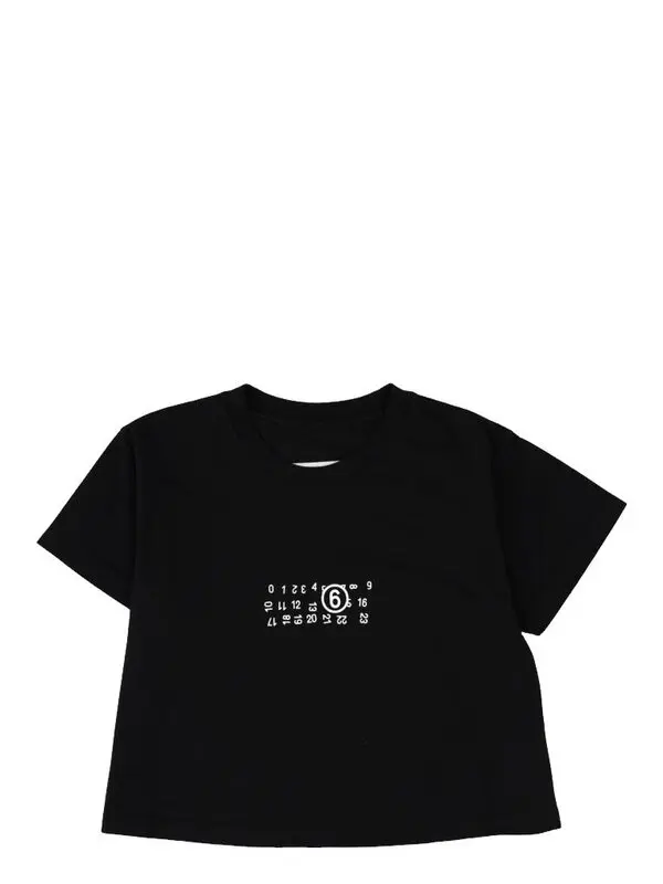 MAISON MARGIELA T Shirt Con Logo - Black