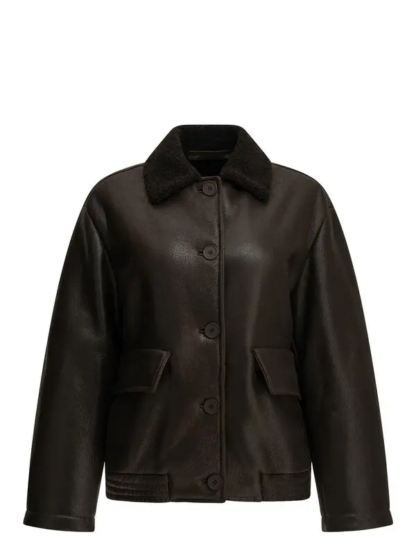 SALVATORE SANTORO Shearling Jacket - Brown