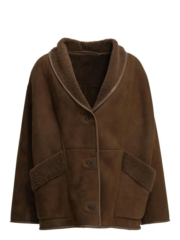 SALVATORE SANTORO Shearling Jacket - Brown