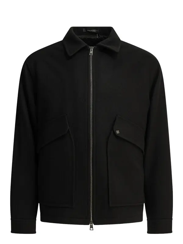 Tagliatore Adams' Short Coat - Black