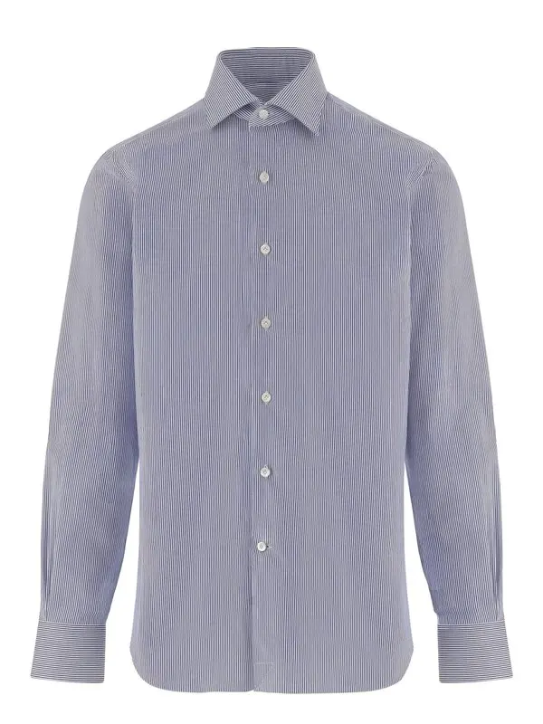 ALESSANDRO GHERARDI Striped Cotton Shirt - Multi