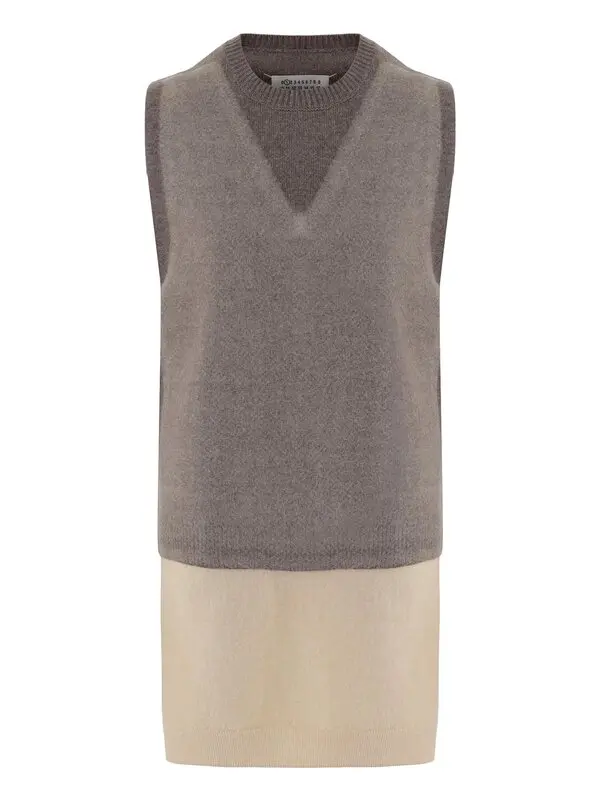 MAISON MARGIELA Wool Vest - Multi