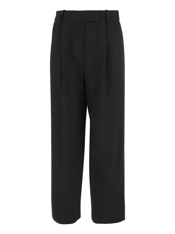 Giorgio Armani Silk Pants - Black