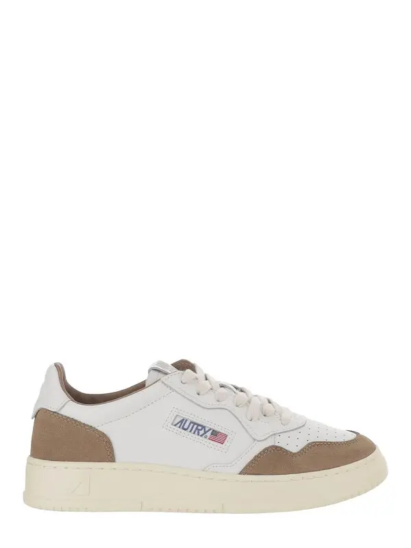 AUTRY Medalist Low Leather Sneakers - Brown