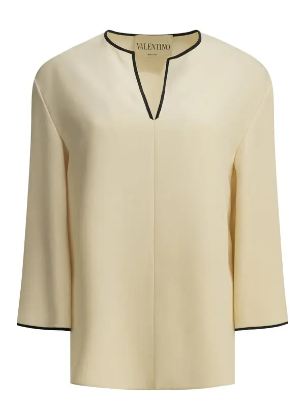 Valentino Garavani Cady Couture' Blouse - White