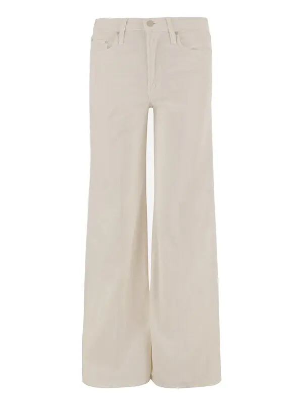MOTHER Stretch Cotton Blend Jeans - White