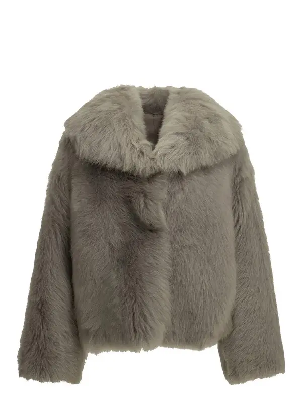 SALVATORE SANTORO Shearling Jacket - Grey