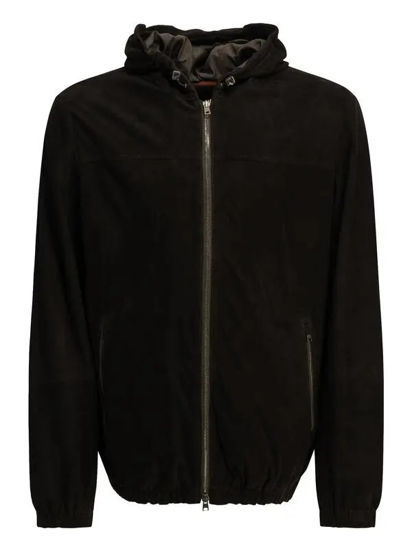 Herno Suede Jacket - Brown