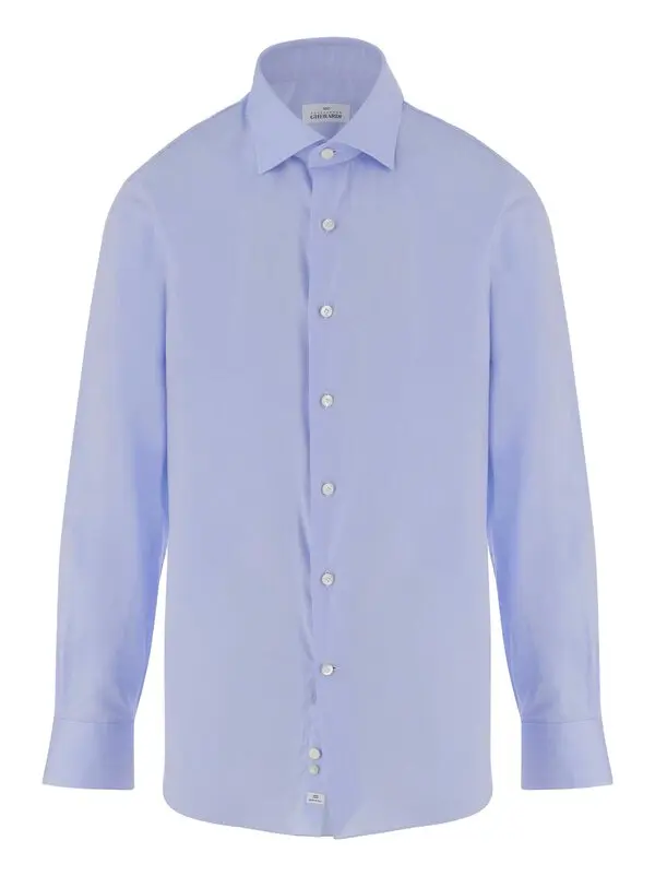 ALESSANDRO GHERARDI Cotton Shirt - Light Blue