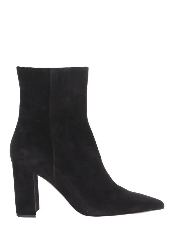 Paris Texas Anja Suede Ankle Boots - Black