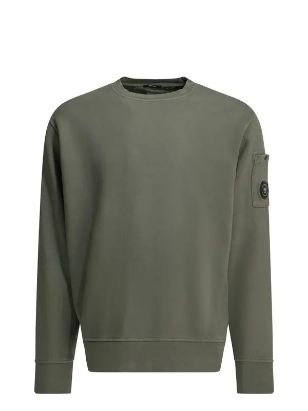C.P. COMPANY Crewneck Sweatshirt With Logo - Green