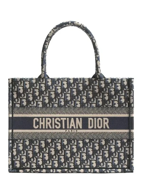 Dior Medium Book Tote Bag - Blue