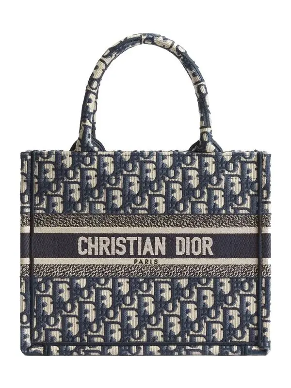Dior Small Book Tote Bag - Blue