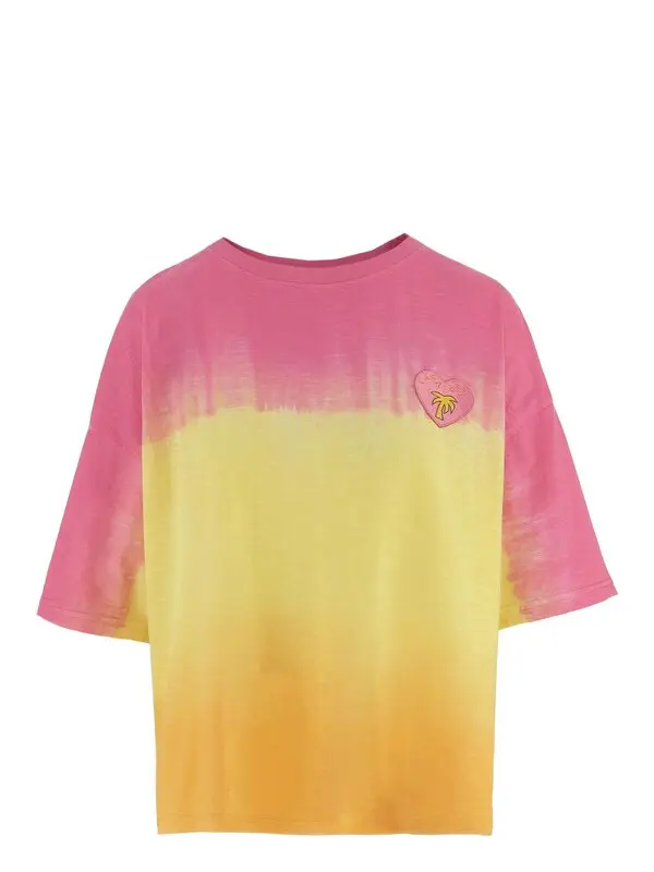 ONE TEE Cotton T Shirt With Logo - Multi